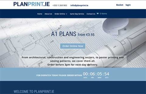 Web Design Case Study: Plan Print Dublin