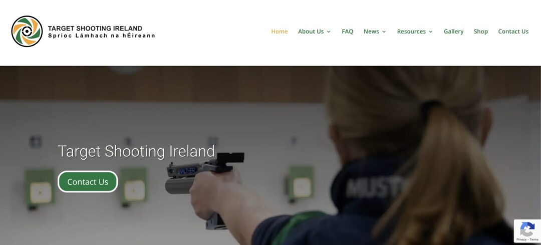 Target Shooting Ireland Website Design by Nua Web Design
